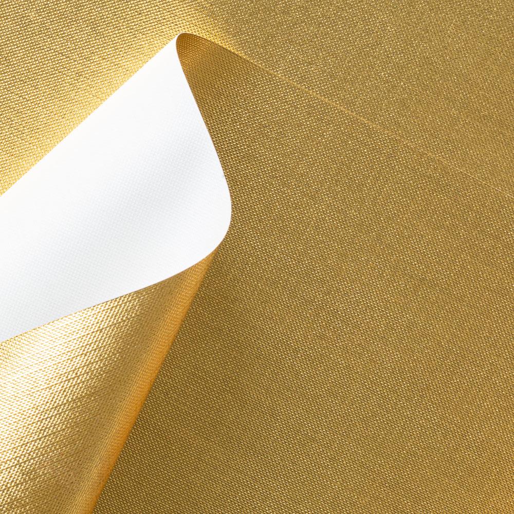 Papier métallisé Or Brillant à texture textile · Manamant Paper Tales