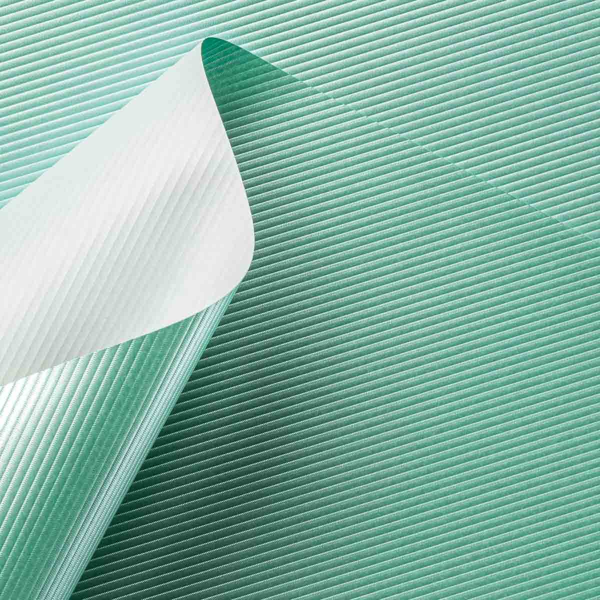 Papier nacré Vert pâle à fines rayures · Manamant Paper Tales